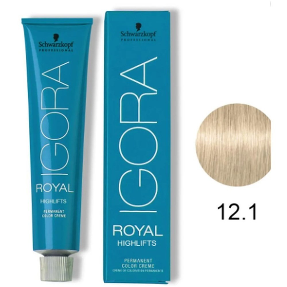 Tint Igora Royal 12.1 Super Clareador Cinza | Shopee Brasil