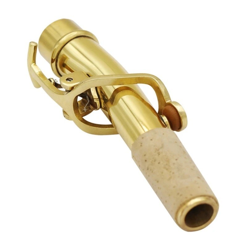 Tudel Curvo para Soprano Reto dourado | Shopee Brasil