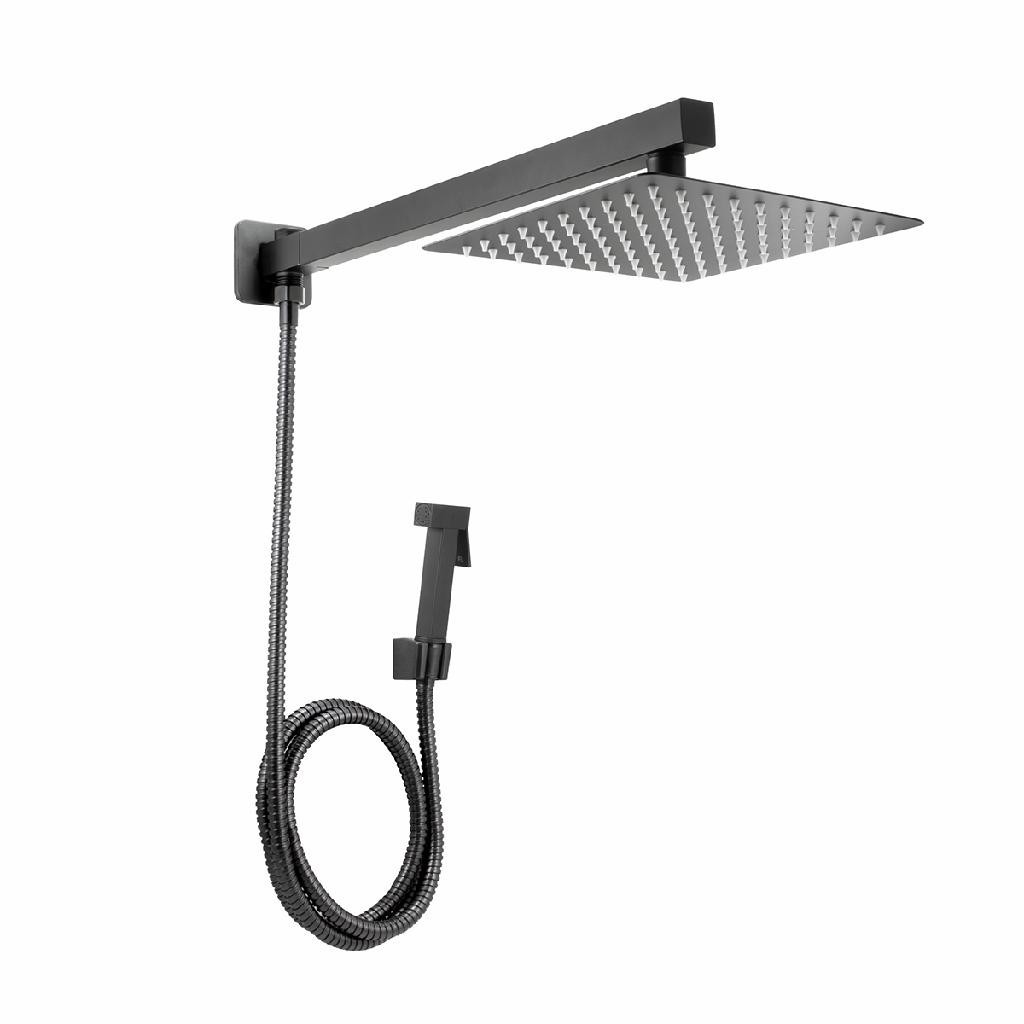Chuveiro Ducha Gás Solar Inox Com Desviador Gatilho Luxo Metal 20x20 ...