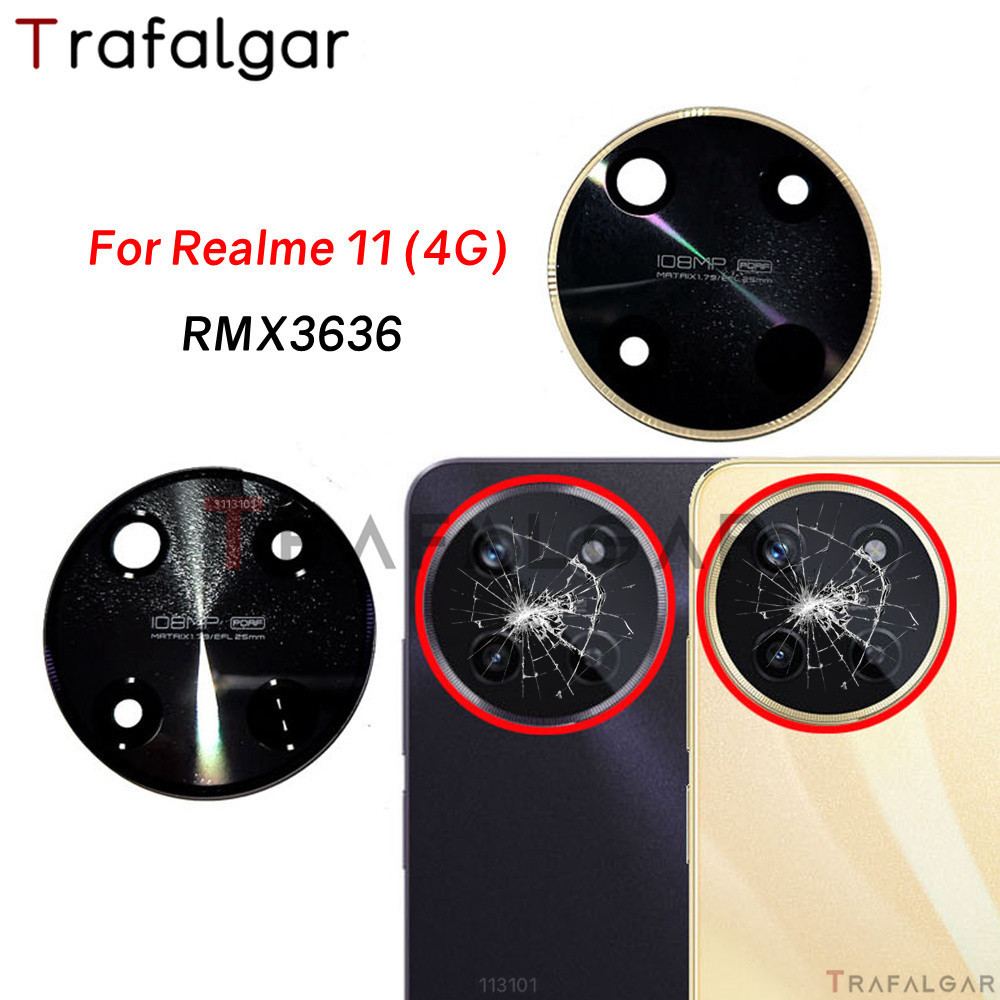Lente De Vidro Da Câmera Traseira Para Realme 11 4G RMX3636 ...
