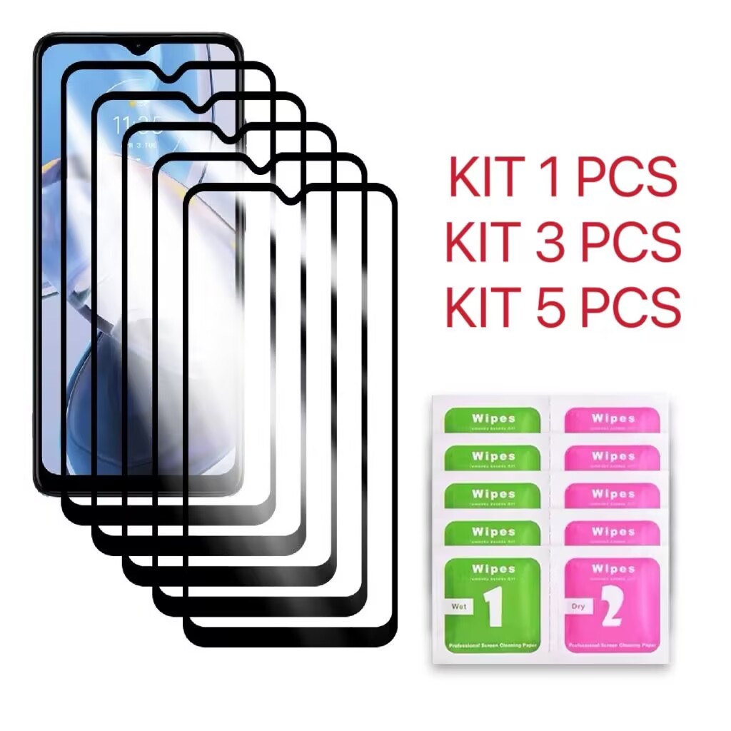 KIT 1 3 5 PCS Película De Vidro 3d 9d xiaomi Redmi A3 / A1 / A2 | Shopee Brasil