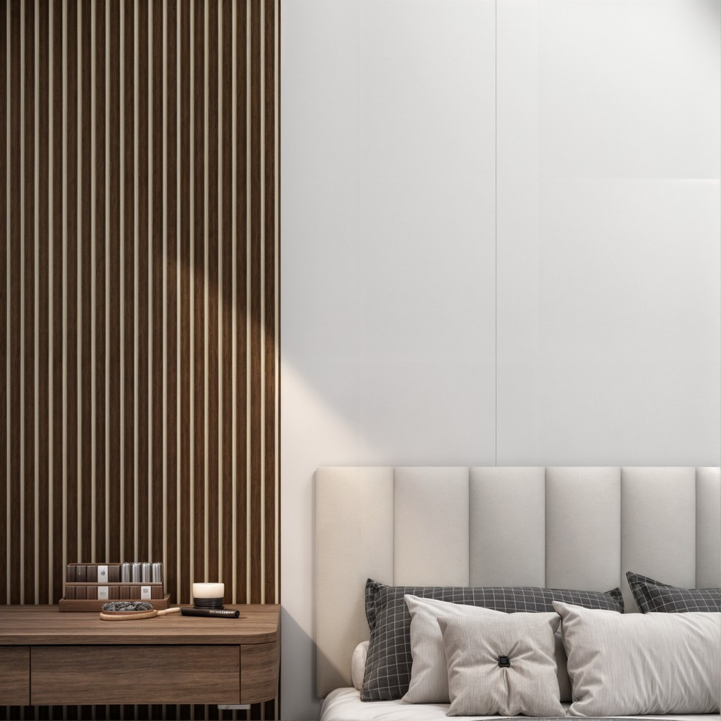 Kit com 100 Placas de Painel Ripado Autocolante em MDF – 45x11 cm ...