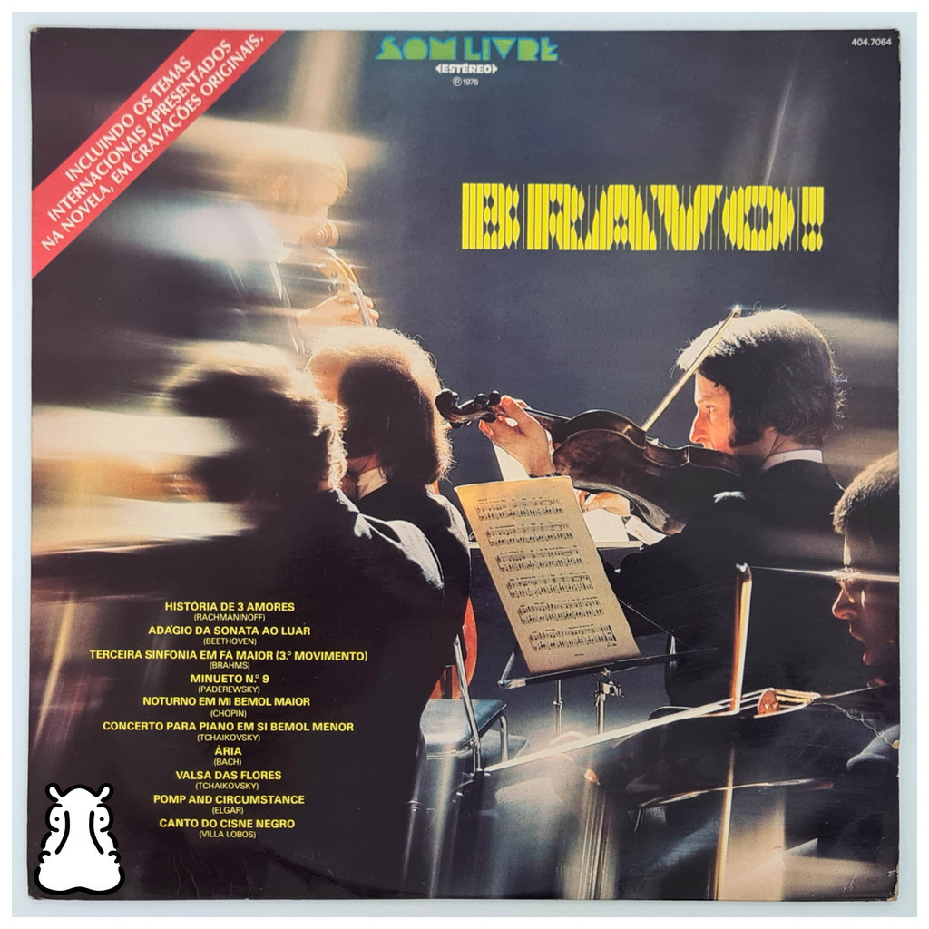 LP Trilha Sonora Novela Bravo! 1975 Disco de Vinil | Shopee Brasil