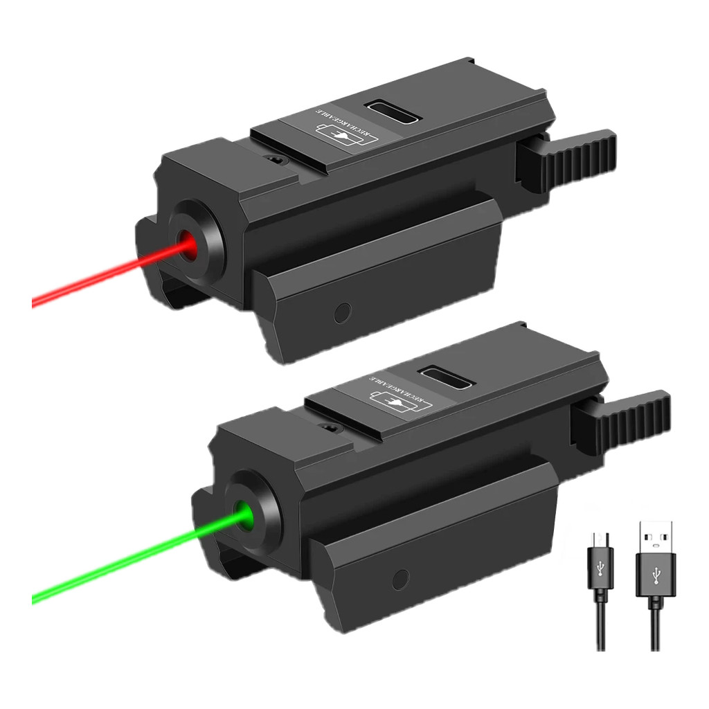 Mira Laser Recarregável Picatiny Picatinny Trilho 11 20 Mm | Shopee Brasil