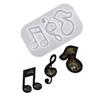 MOLDE SILICONE LETRAS NOTA MUSICAL RESINA ARTESANATO FONDANT | Shopee ...