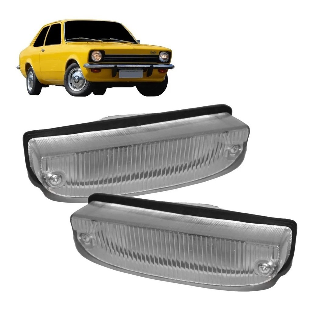 PAR Pisca CHEVETTE 74 75 76 77 78 79 80 81 82 CRISTAL - Faz a Boa!