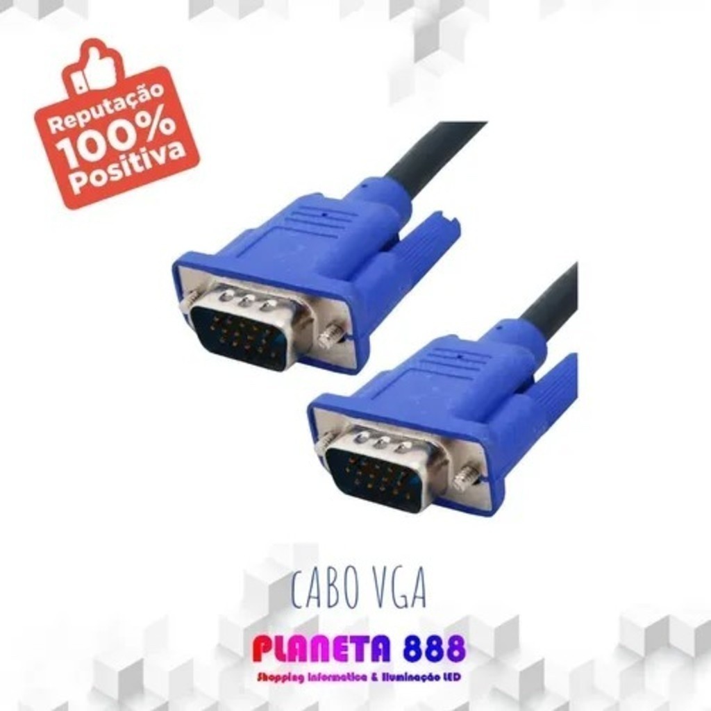 Cabo Vga Para Monitor 1,5 metro Vga X Vga Promoção Atacado | Shopee Brasil Cabo Vga Para Monitor 1,5 metro Vga X Vga Promoção Atacado | Shopee Brasil