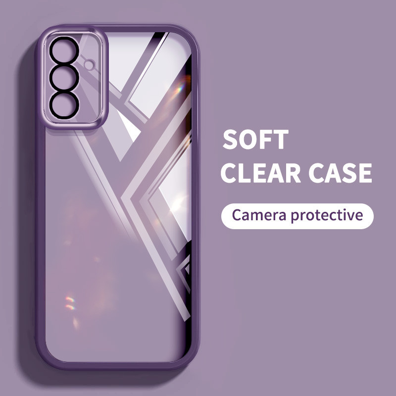 Capa Para Telefone Transparente Colorida YBD Samsung Galaxy A55 A35 M15 ...