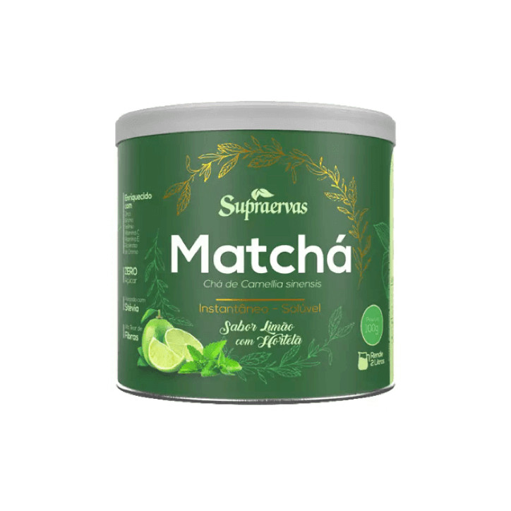 Chá Solúvel Matchá - Camélia sinensis 100g - Estimulante do Metabolismo ...