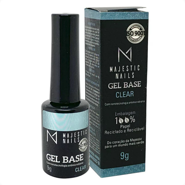 GEL BASE CLEAR 9G - MAJESTIC NAILS | Shopee Brasil