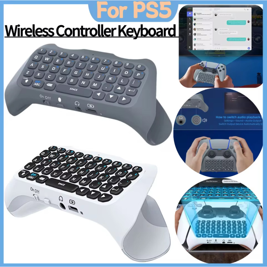 PS5 Slim/PS5 PRO Controlador Sem Fio Teclado BT 3.0 Mini Gamepad ...