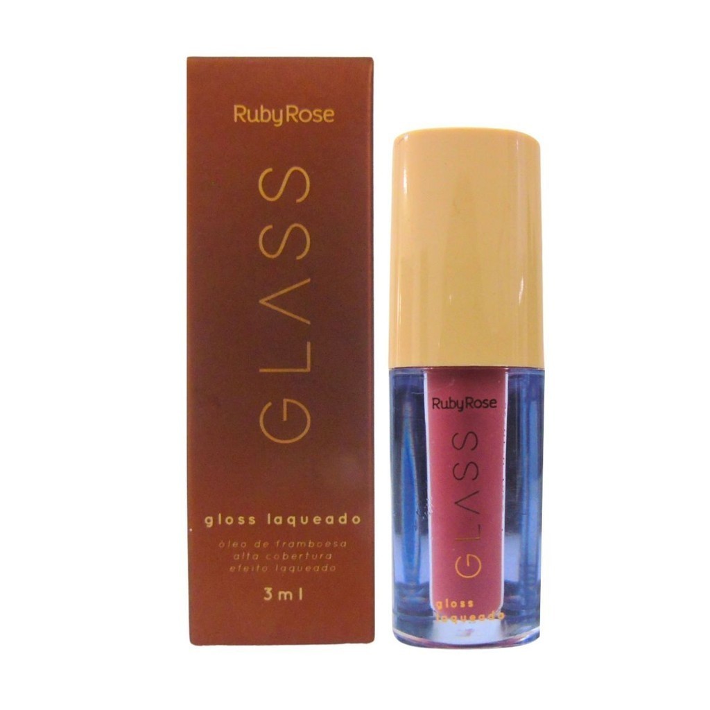 GLOSS LAQUEADO RUBY ROSE GLASS 3ML | Shopee Brasil