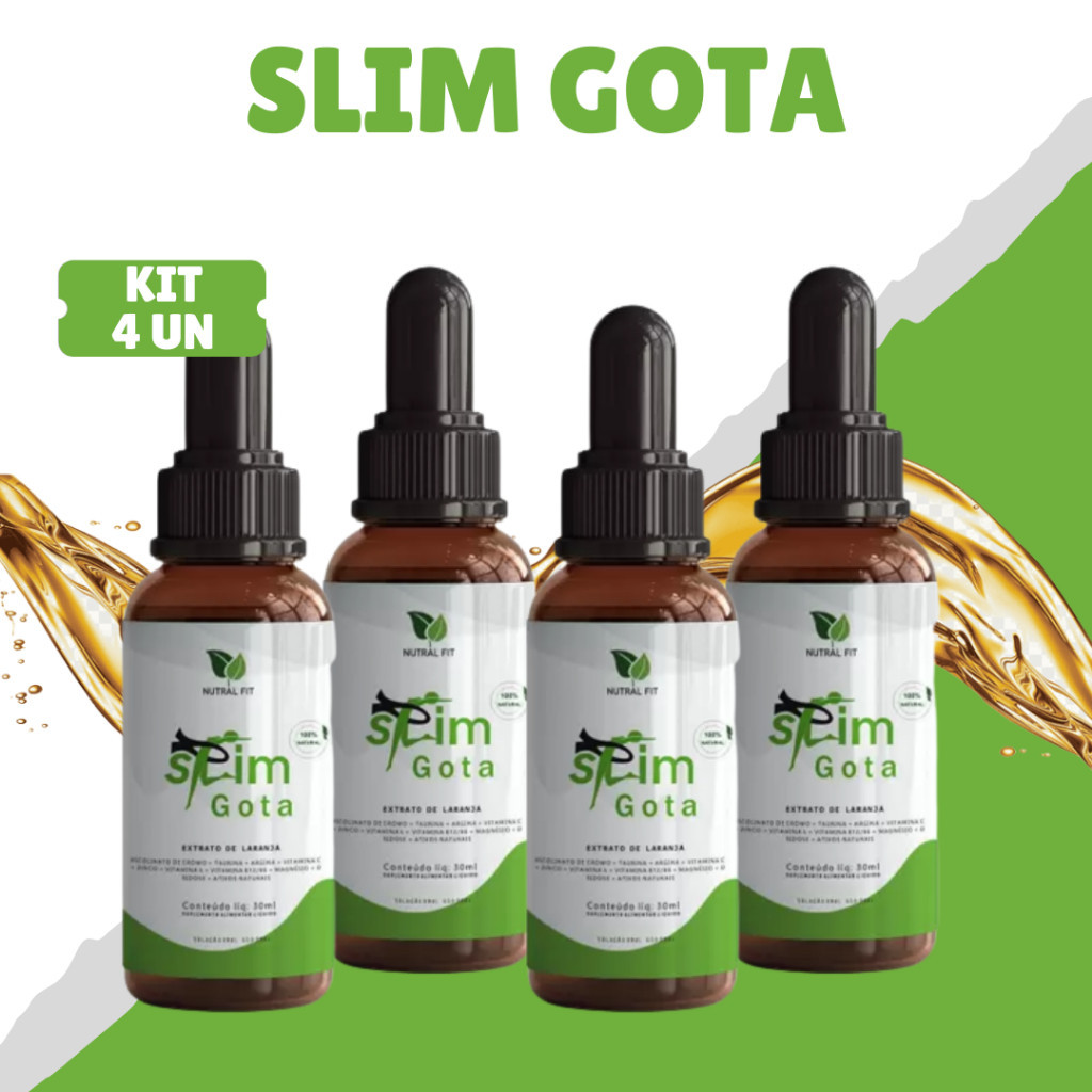 4 Slim Gota Original 30ML Super Oferta | Shopee Brasil