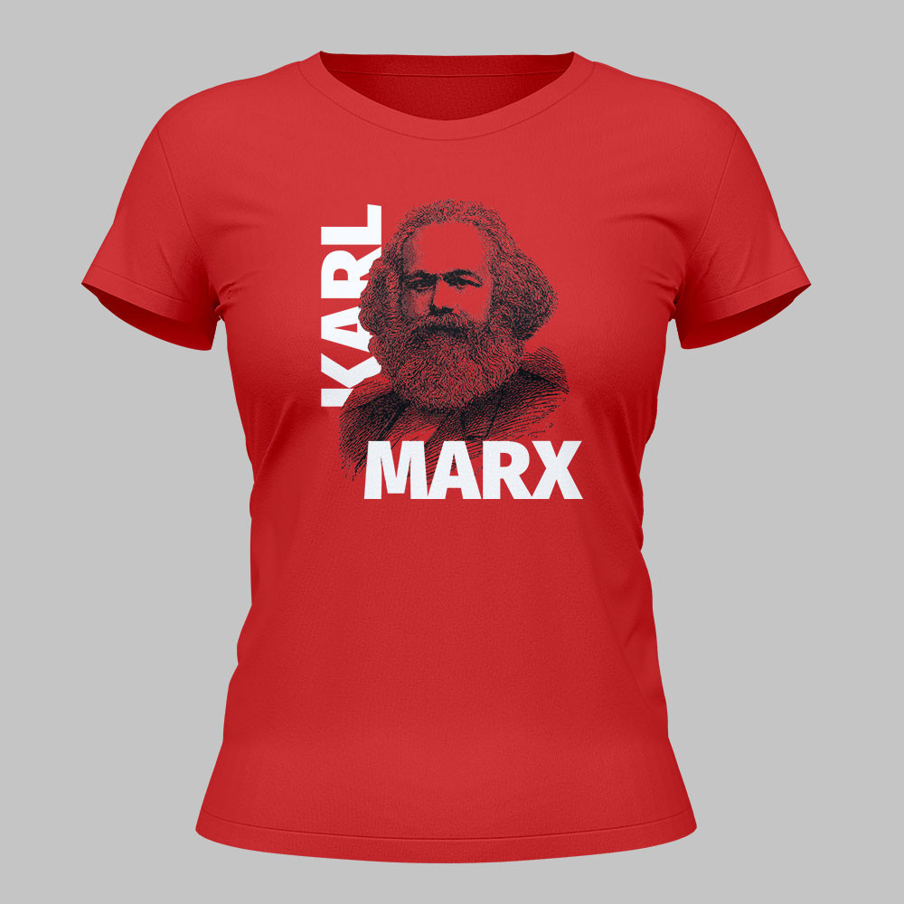 Baby Look Karl Marx - Camisa básica Karl Marx | Shopee Brasil