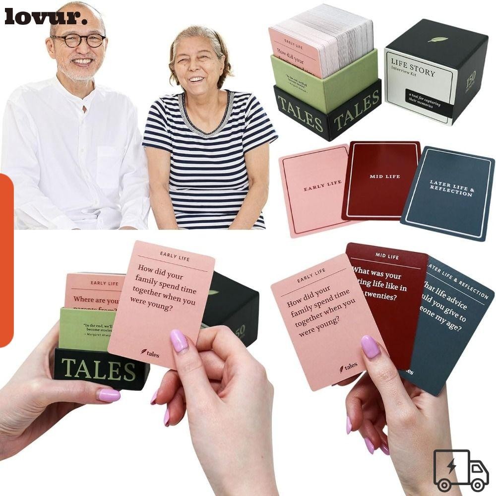 LOVUR Cartões De Conversação Familiar , Jogo De Cartas De Relação De ...