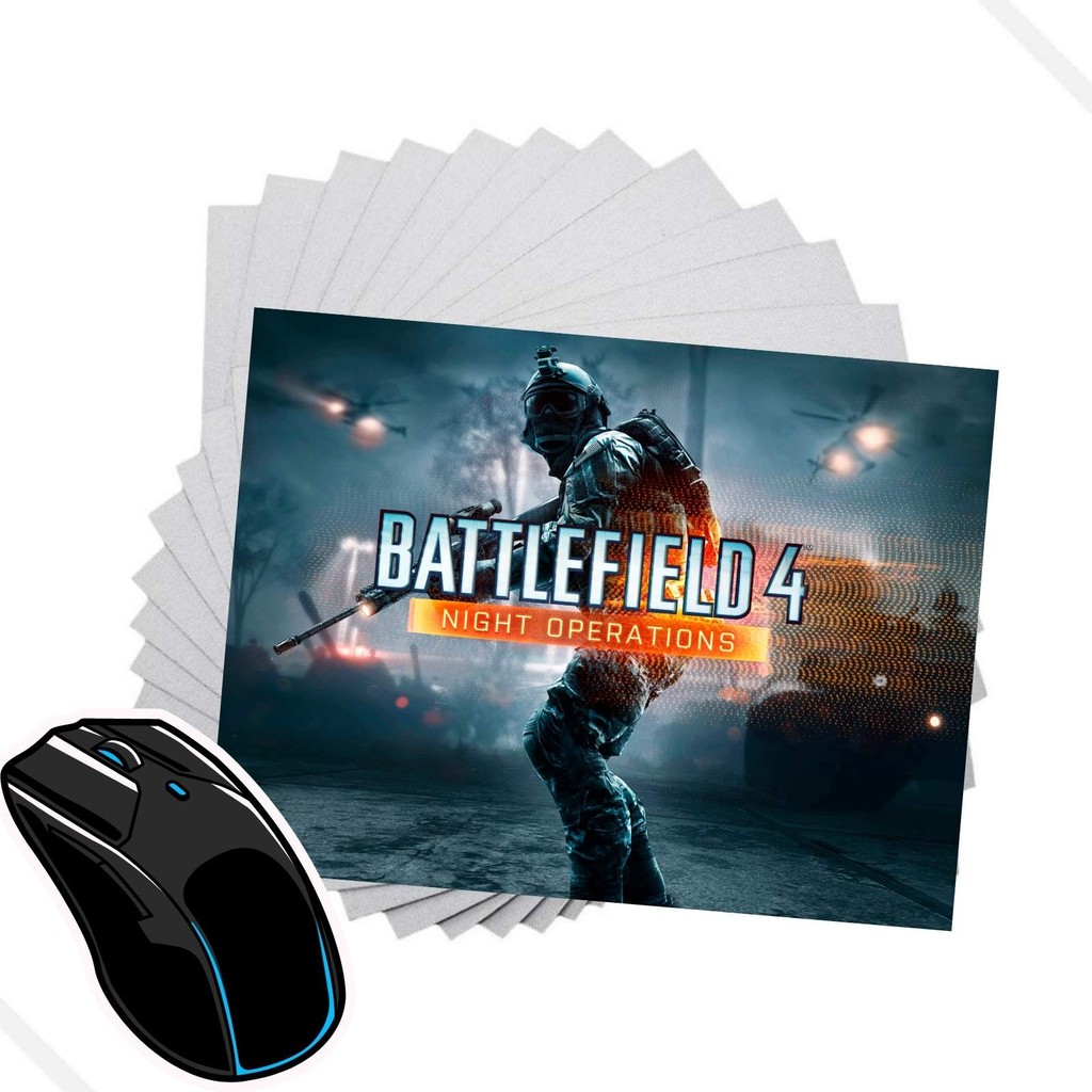 Mouse Pad Gamer Battlefield 20x25 | Shopee Brasil