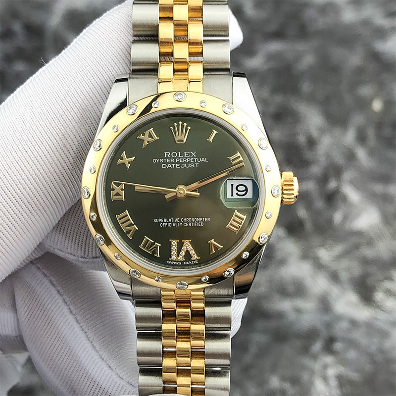 Rolex Rolex Série Rolex Log Rolex278343Atrás do Golden Fritillary Disc ...