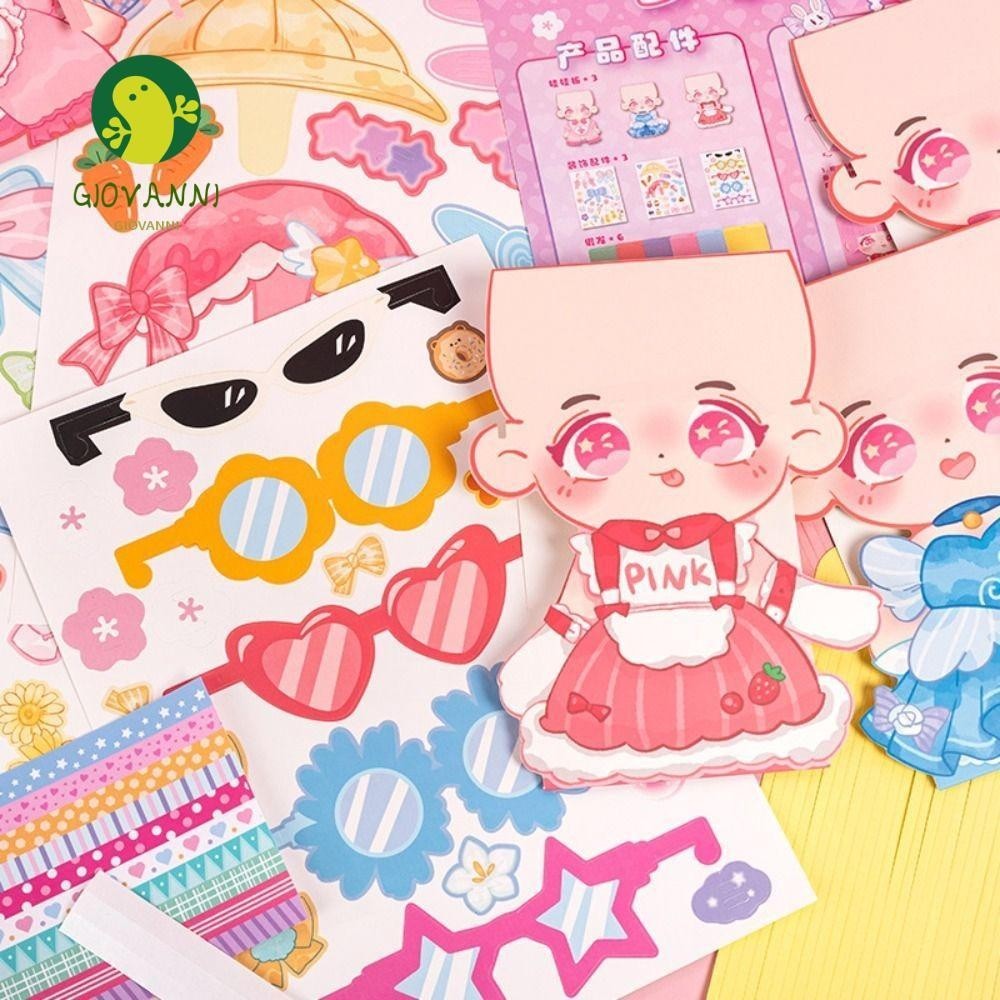 GIOVANNI Girls Hair Stylist Toy , Atividade De Desenho Animado DIY ... GIOVANNI Girls Hair Stylist Toy , Atividade De Desenho Animado DIY ...