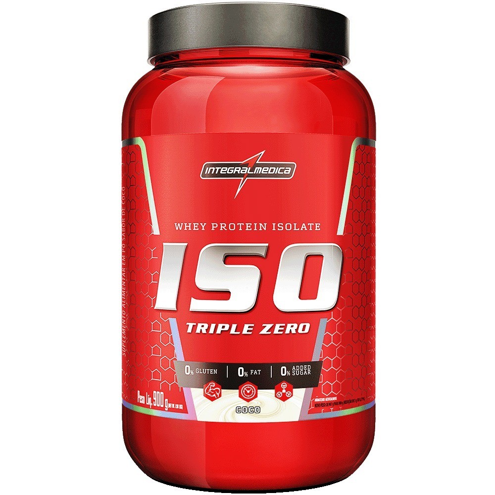 SUPLEMENTO WHEY ISO TRIPLE ZERO INTEGRAL MEDICA - POTE 900G | Shopee Brasil