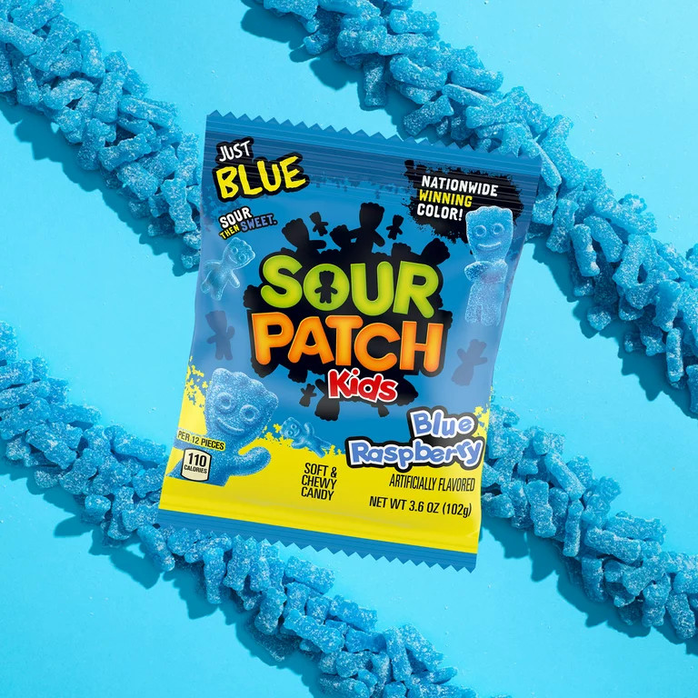 Bala Azedinha Sour Patch kids Sabor RASPBERRY Sachê 100g | Shopee Brasil