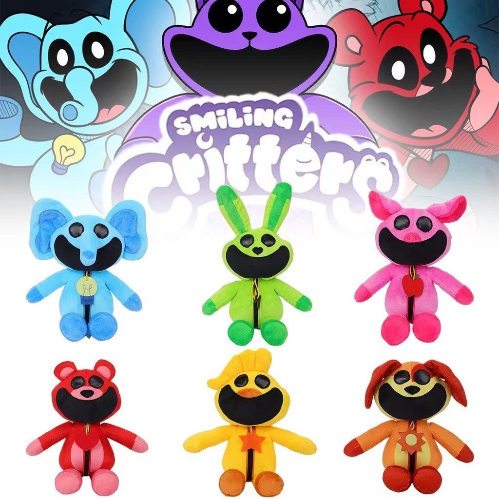 35cm Poppy playtime 3 Smilling Critters Plush Dolls Gift For Kids Home ...
