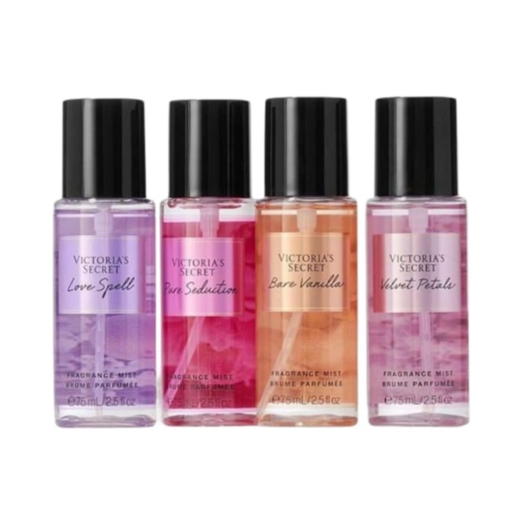 Kit Body Splash Victoria's Secret 4 unidades Original 75 ml | Shopee Brasil