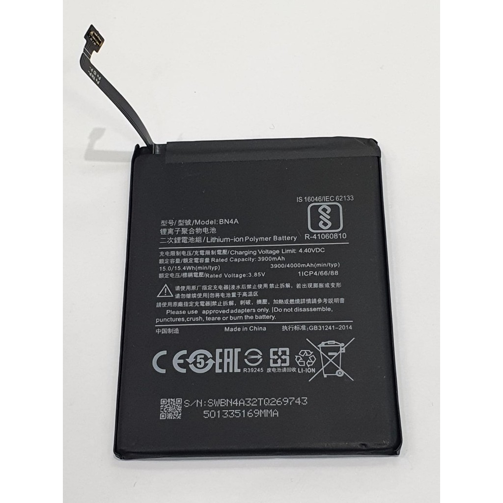 Bateria Xiaomi Redmi Note 7 / Note 7 Pro Nova - Modl: Bn4a | Shopee Brasil