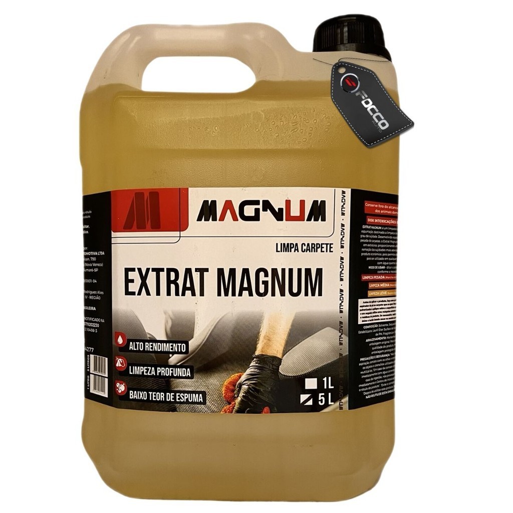 Extract Detergente p/ Extratoras Concentrado 5l Magnum | Shopee Brasil