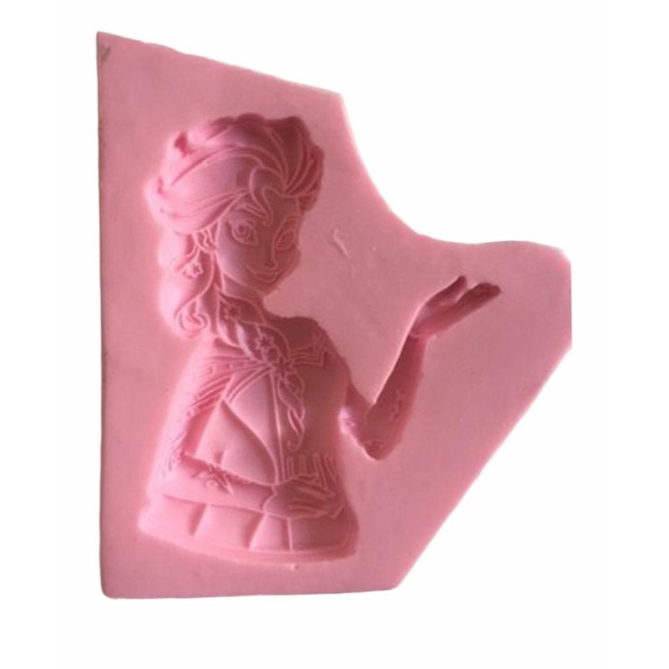MOLDE DE SILICONE FROZEN, ELSA CORPO, PRINCESA, RESINA, CONFEITARIA ...