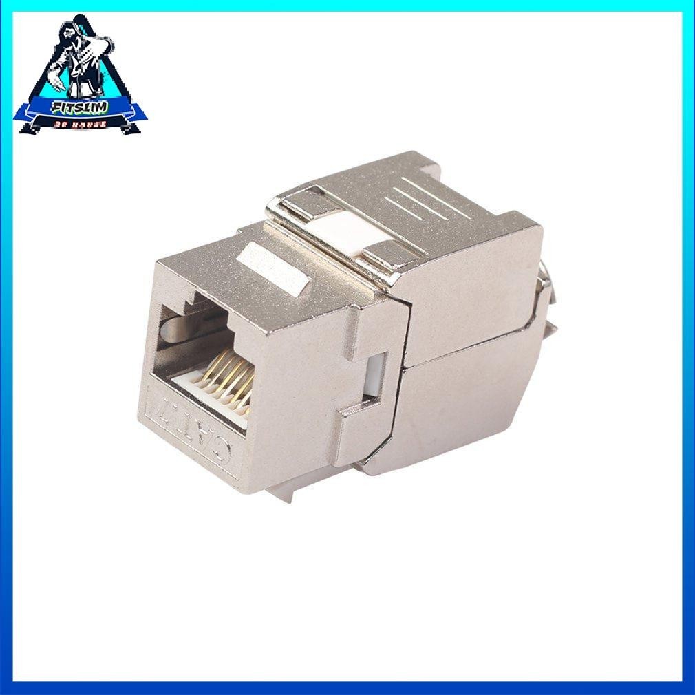 Network Adapter RJ45 Keystone Jacks Module 360 Degree CAT6 RJ45 Socket ...