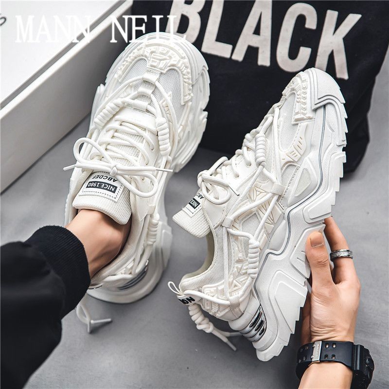2024 marca MANN NEIL sapatos masculinos de verão novo fundo grosso e ...