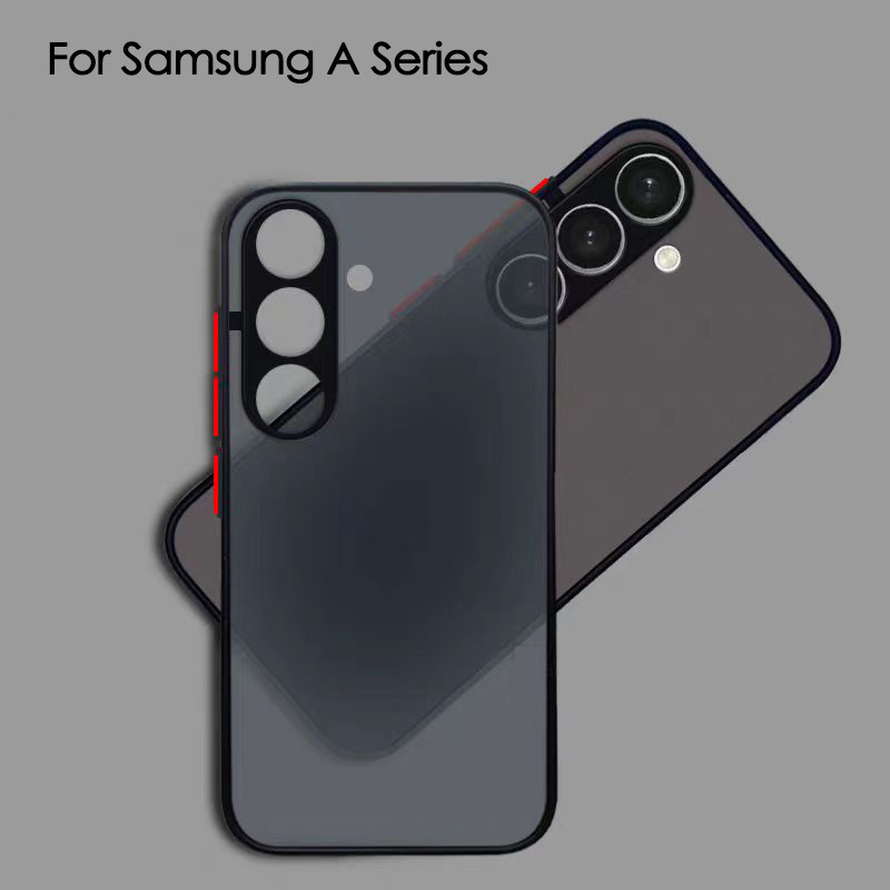 Caixa A55 Para Samsung Galaxy A55 Capa PC Transparente De A15 A55 A35 Protetora À Prova De ...