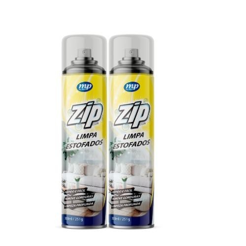 Limpa Estofados C/2 Spray Zip Clean 300ml/251g | Shopee Brasil