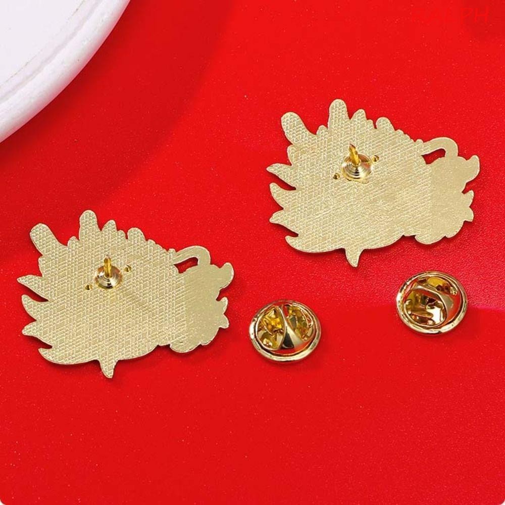 Broche De Ano Dragão , Cabeça De 2024 , Acessórios De Roupas Do Zodíaco ...