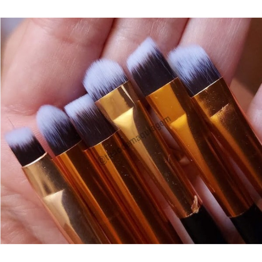 Kit 6 Pincéis de Maquiagem - Ruby Anjo - Com suas cerdas macias e ainda ...