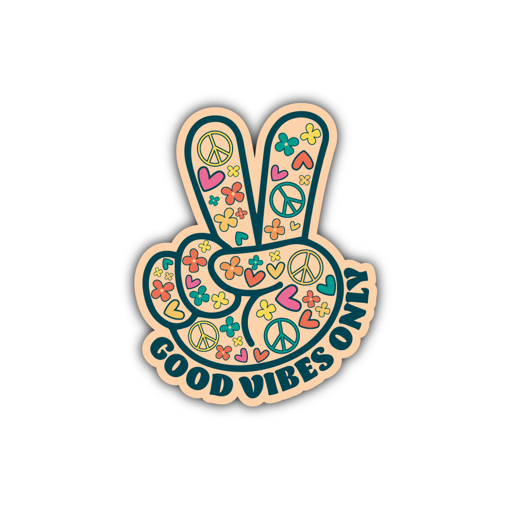 Placa Quadro Good Vibes Only Hand | Shopee Brasil