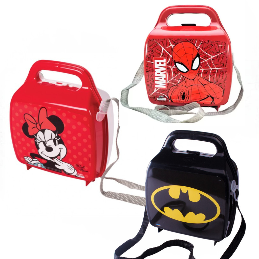 Lancheira Escolar Infantil de Plástico com Alça - Plasutil | Shopee Brasil