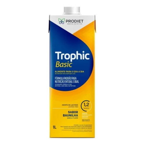 Trophic Basic 1 Litro Dieta Enteral 1,2 Kcal/ml Prodiet | Shopee Brasil