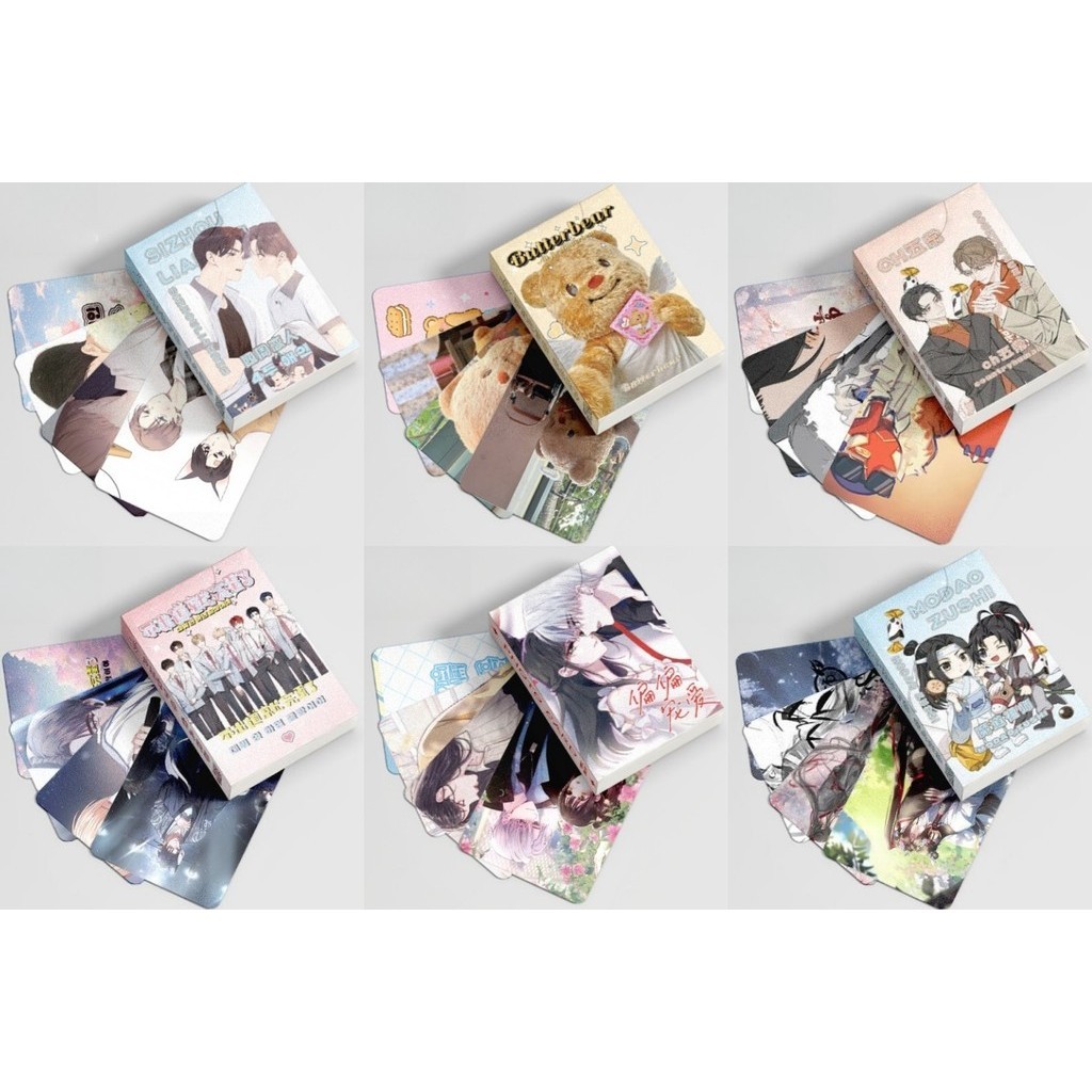 50-55pcs Manga Manhwa Laser Holographic Lomo Cards The tamed tiger ...