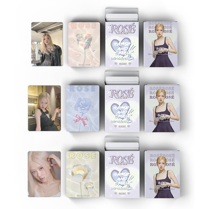 50-119pcs/box BP Laser Holographic Lomo Cards Season's Greetings In ...