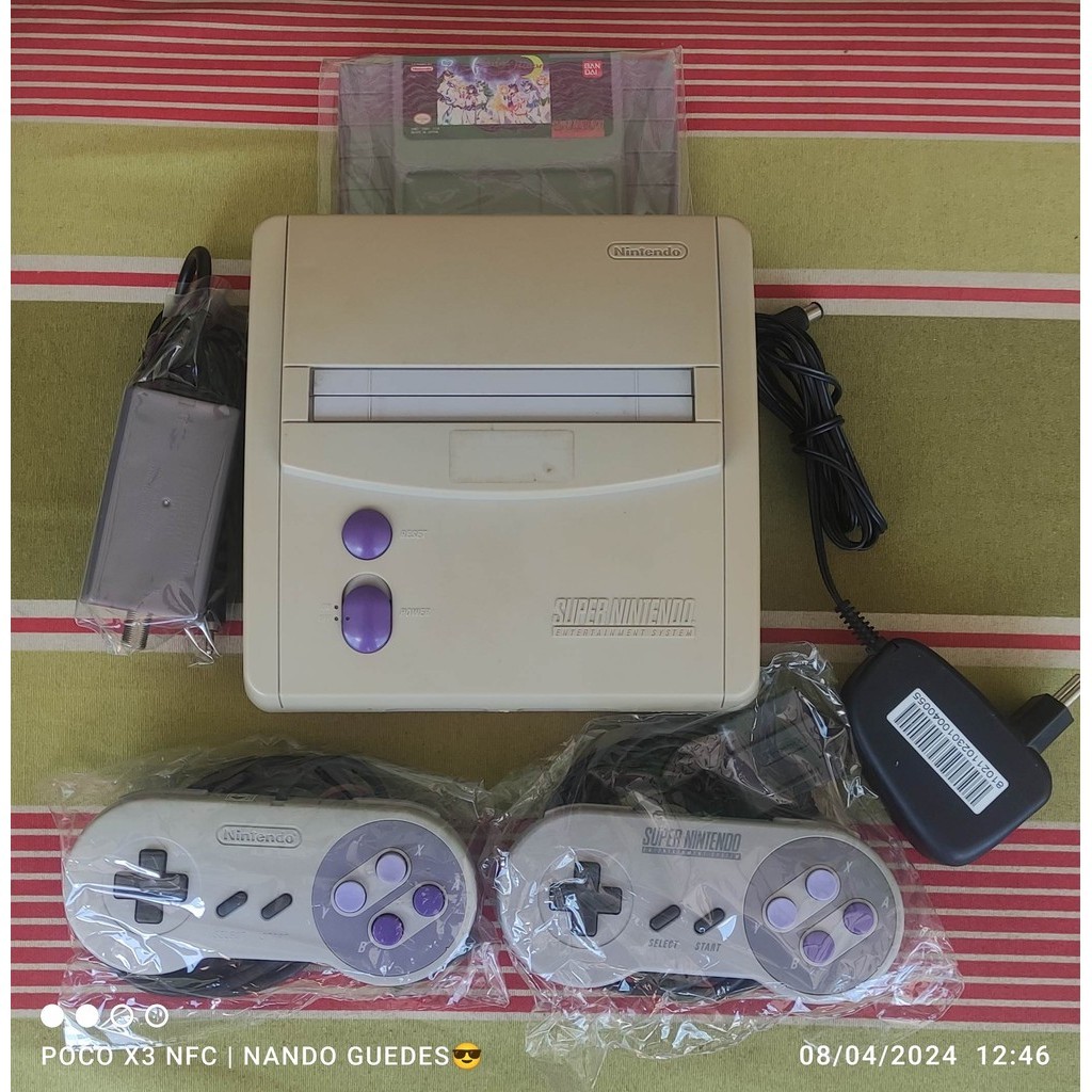 Console Super Nintendo Baby Snes Gradiente, Original Completo ... Console Super Nintendo Baby Snes Gradiente, Original Completo ...