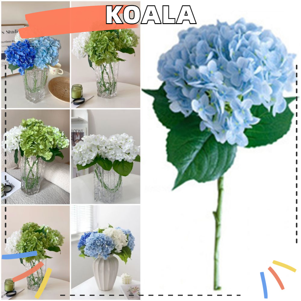 Flor De Simulação KOALL , Hortênsia Artificial De Pétala De Seda De ...
