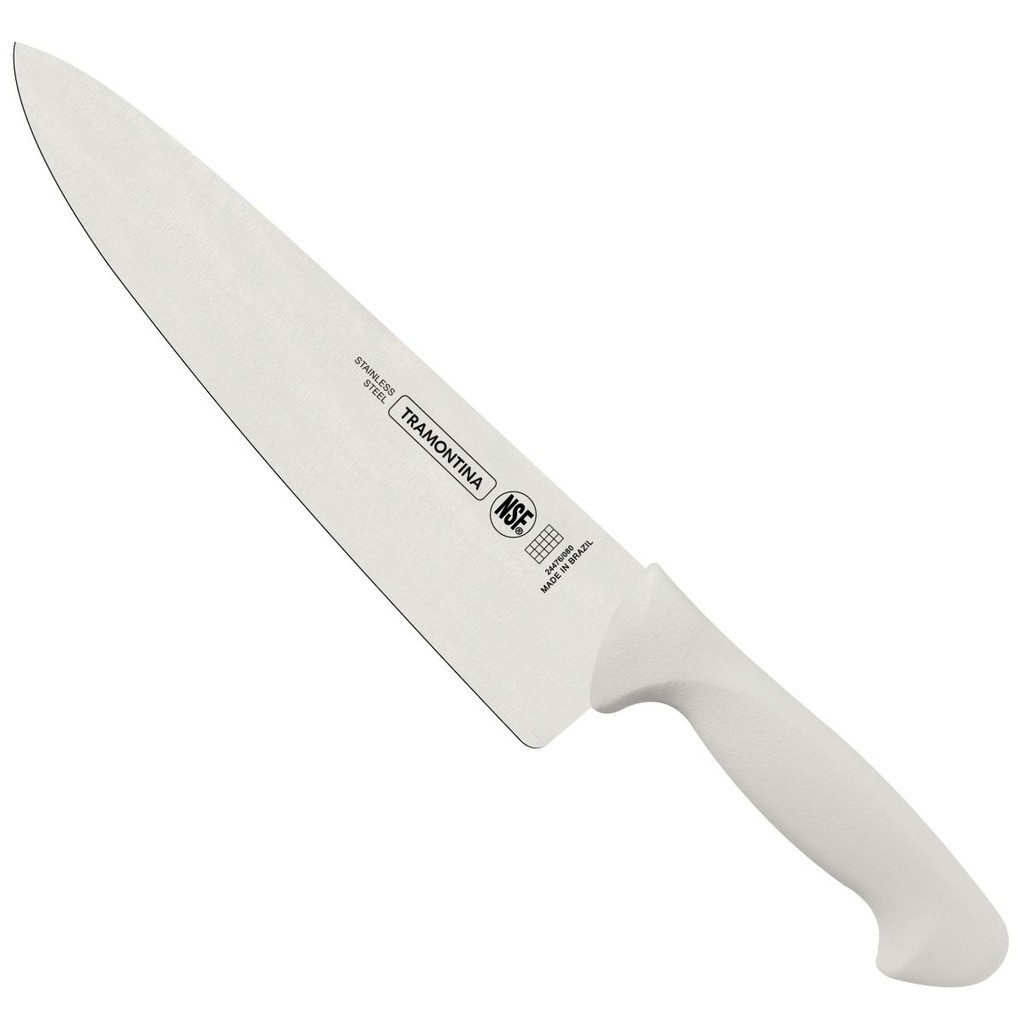 Faca Chef Tramontina Premium Cozinha Churrasco Lâmina Aço Inox Cabo ...