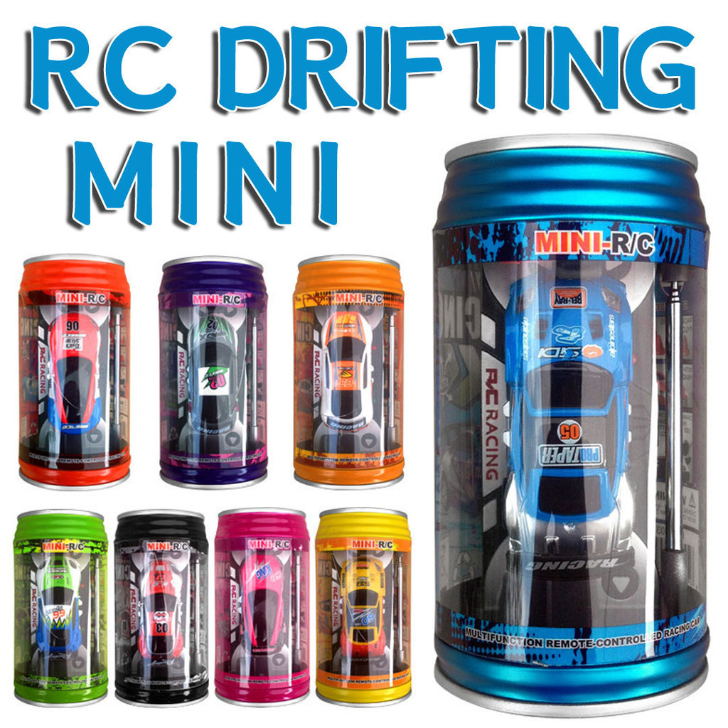 Mini Drift Coke Can For Kids, Rádio Controle Remoto, Micro Racing Car ...