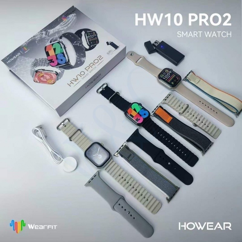 2024 Novo Relógio Inteligente AMOLED HW10 PRO2 smartwatch Chamada Bluetooth NFC GPS Trajetória ...