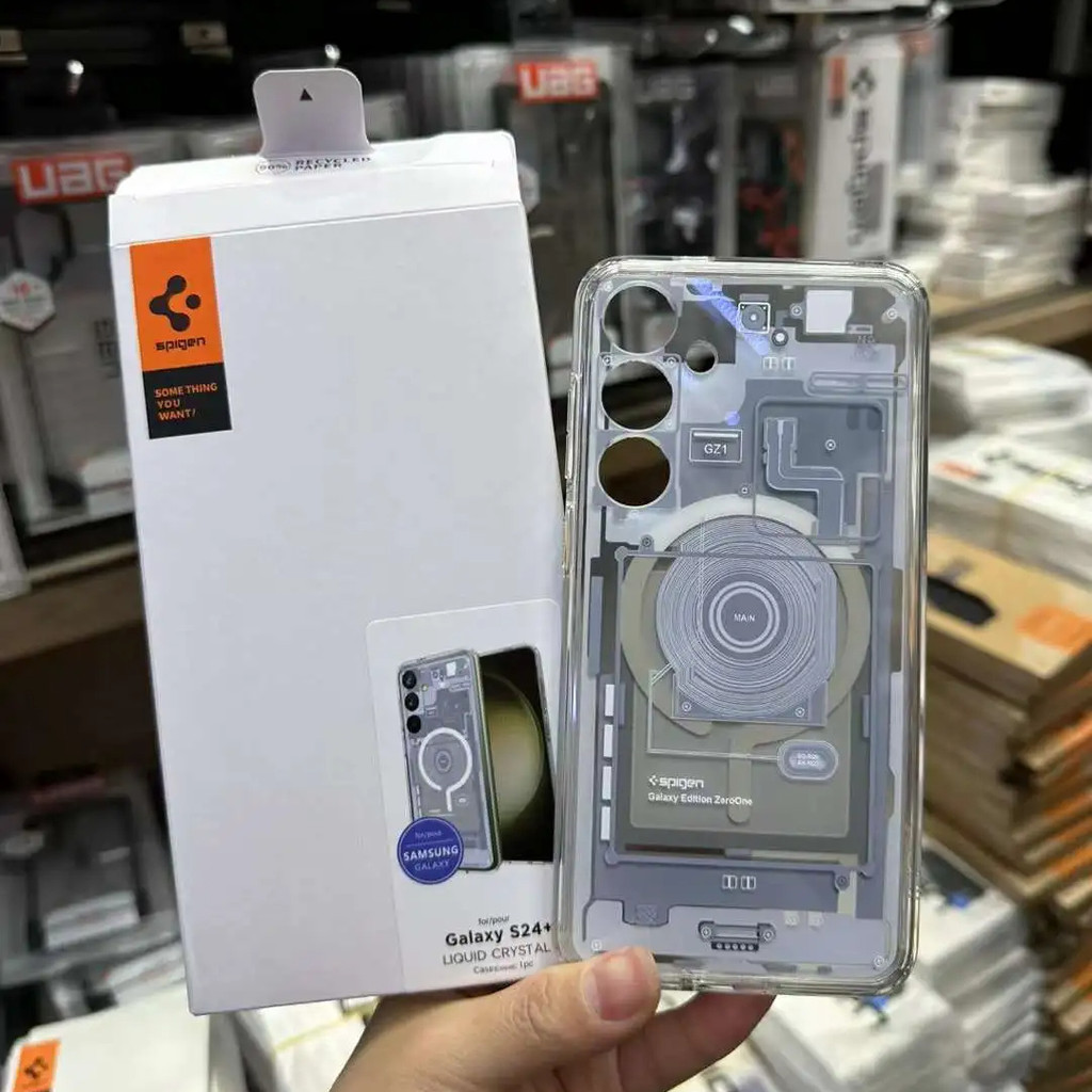 Spigen Capa Ultra Híbrida Zero One MagSafe Para Samsung Galaxy S24Ultra S24+ S24 Plus Anti ...