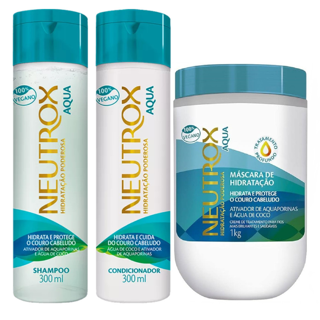 Kit Neutrox Aqua + Máscara de Hidratação | Shopee Brasil