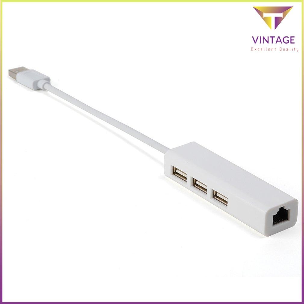USB Hub Aluminum USB 2.0 To RJ45 100M Adapter Gigabit Ethernet LAN ...