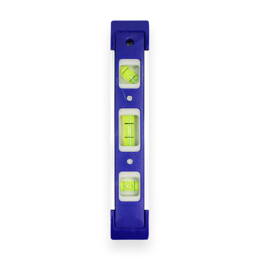 Nível de Pedreiro Para Obras Instalação Com 3 Bolhas 9" Uso ...