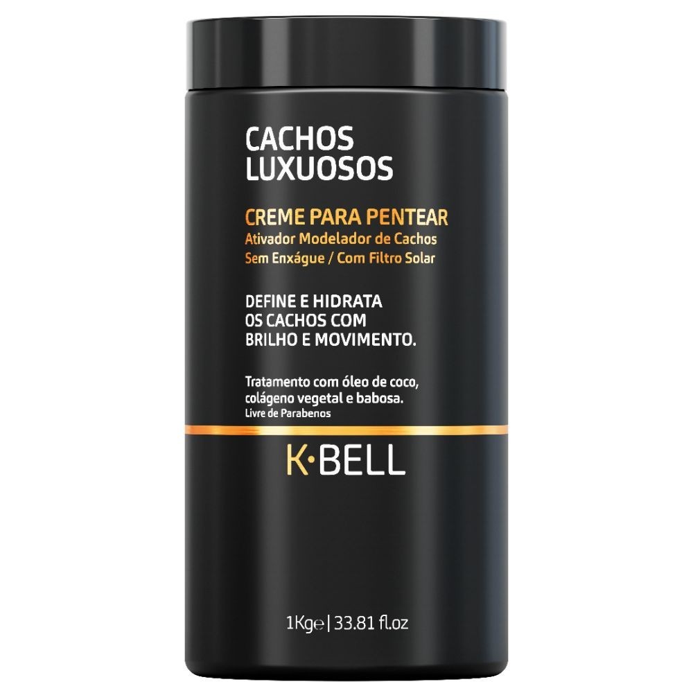 Kits K-Bell Creme de Pentear Cachos Luxuosos 1Kg | Shopee Brasil